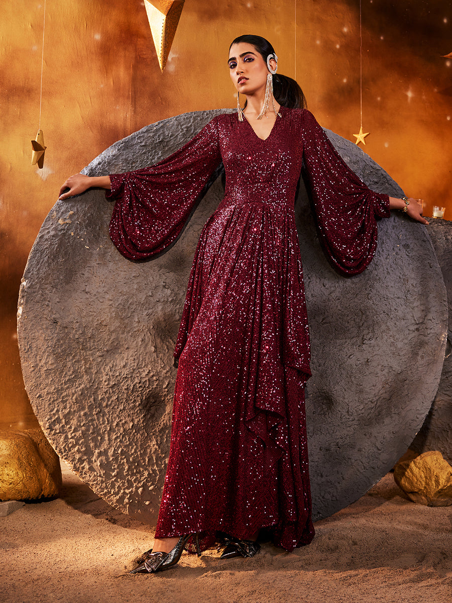Stellar Sequin Gown – House of Fett