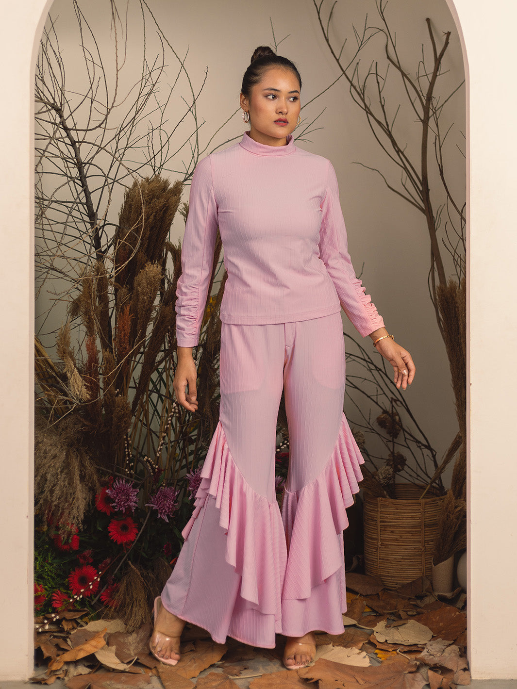 Pink Elliot Top | Buy Online Party Wear Top at House of Fett